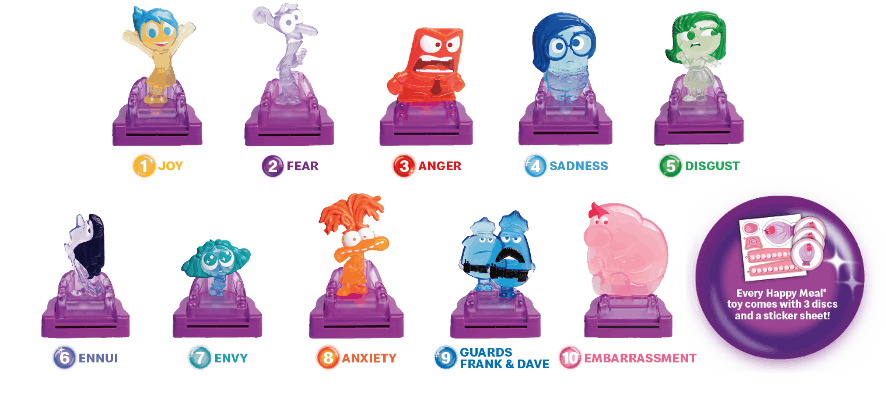 'Inside Out 2' Happy Meal Toys Are Now Available At McDonald's