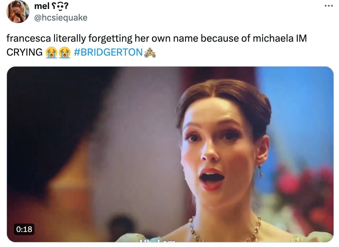 'Bridgerton' Fans Are Celebrating The Gender-Bent Michaela Stirling