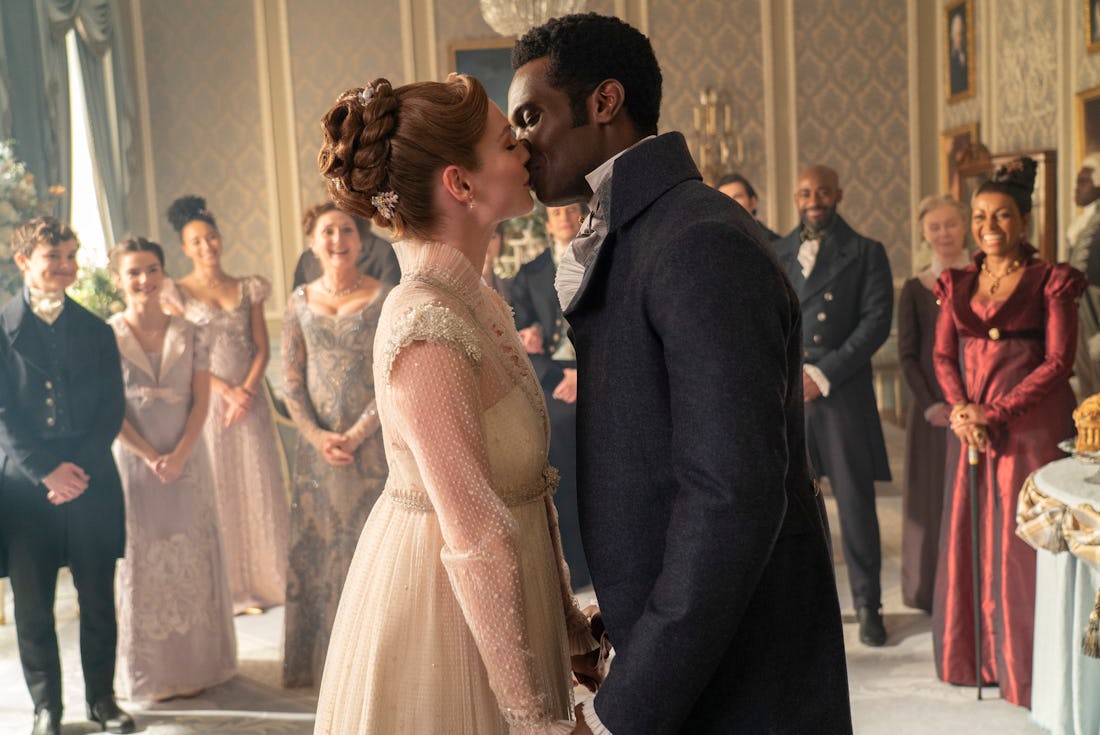 On 'Bridgerton,' Francesca's Wedding Dress Was A Sheer Delight