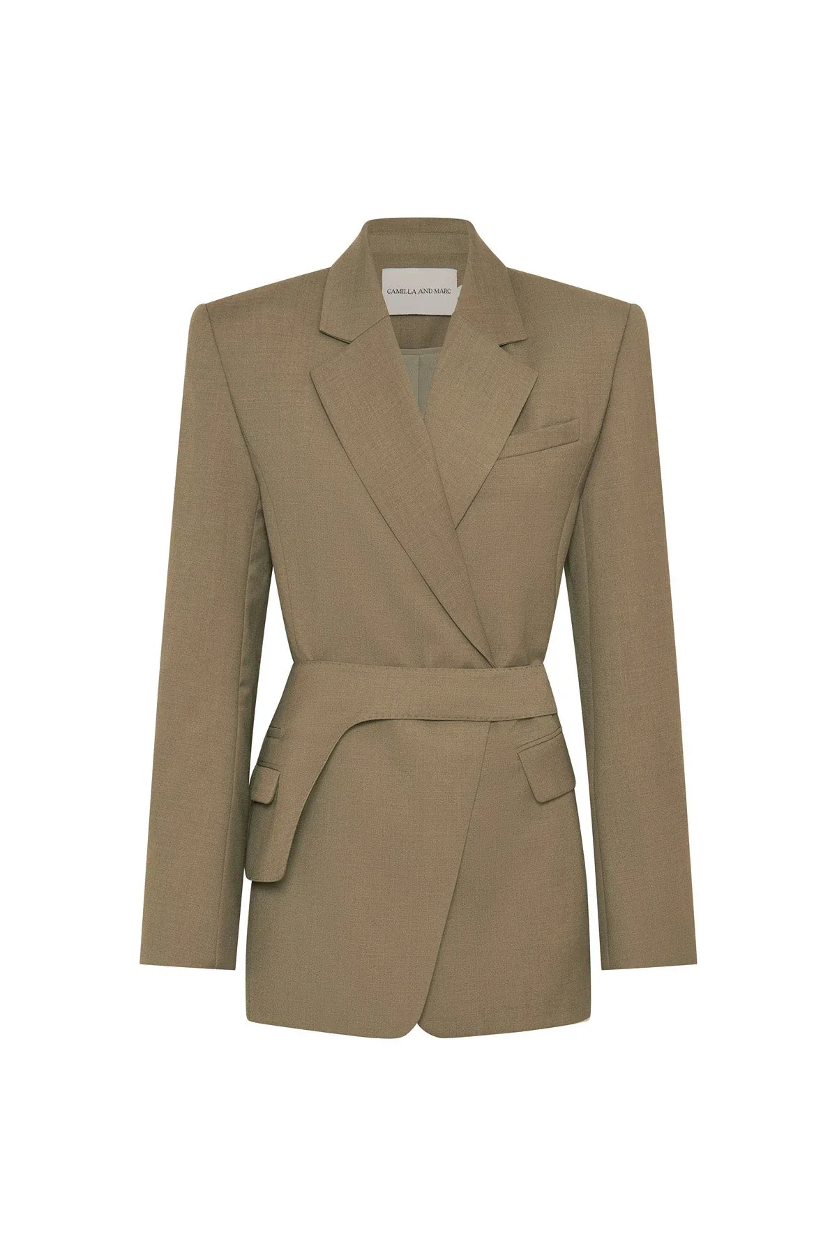 Margot Robbie's Classic Tan Suit Featured A Surprising Accessory