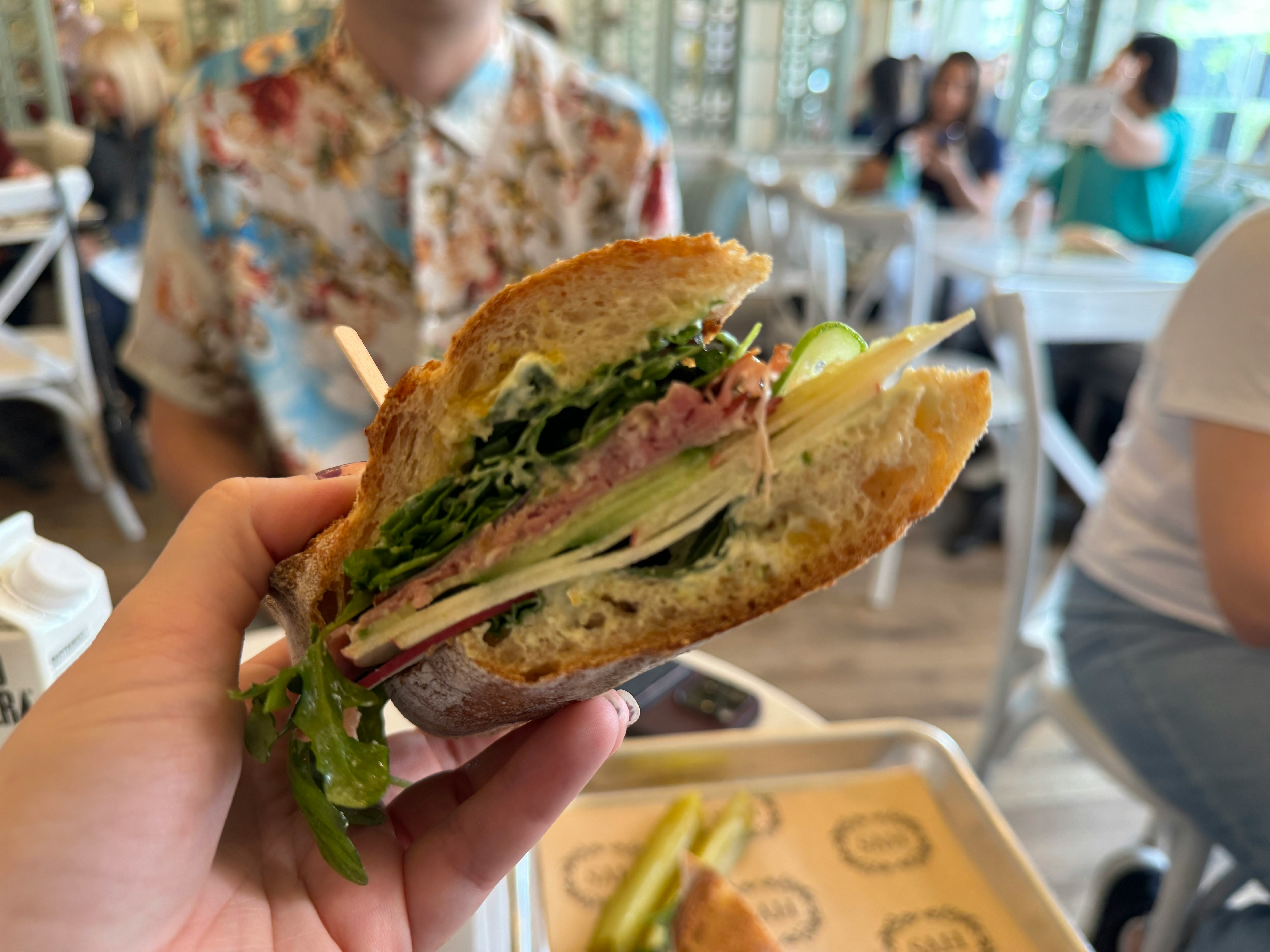 I Tried Ariana & Katie's Something About Her Sandwich Shop In LA