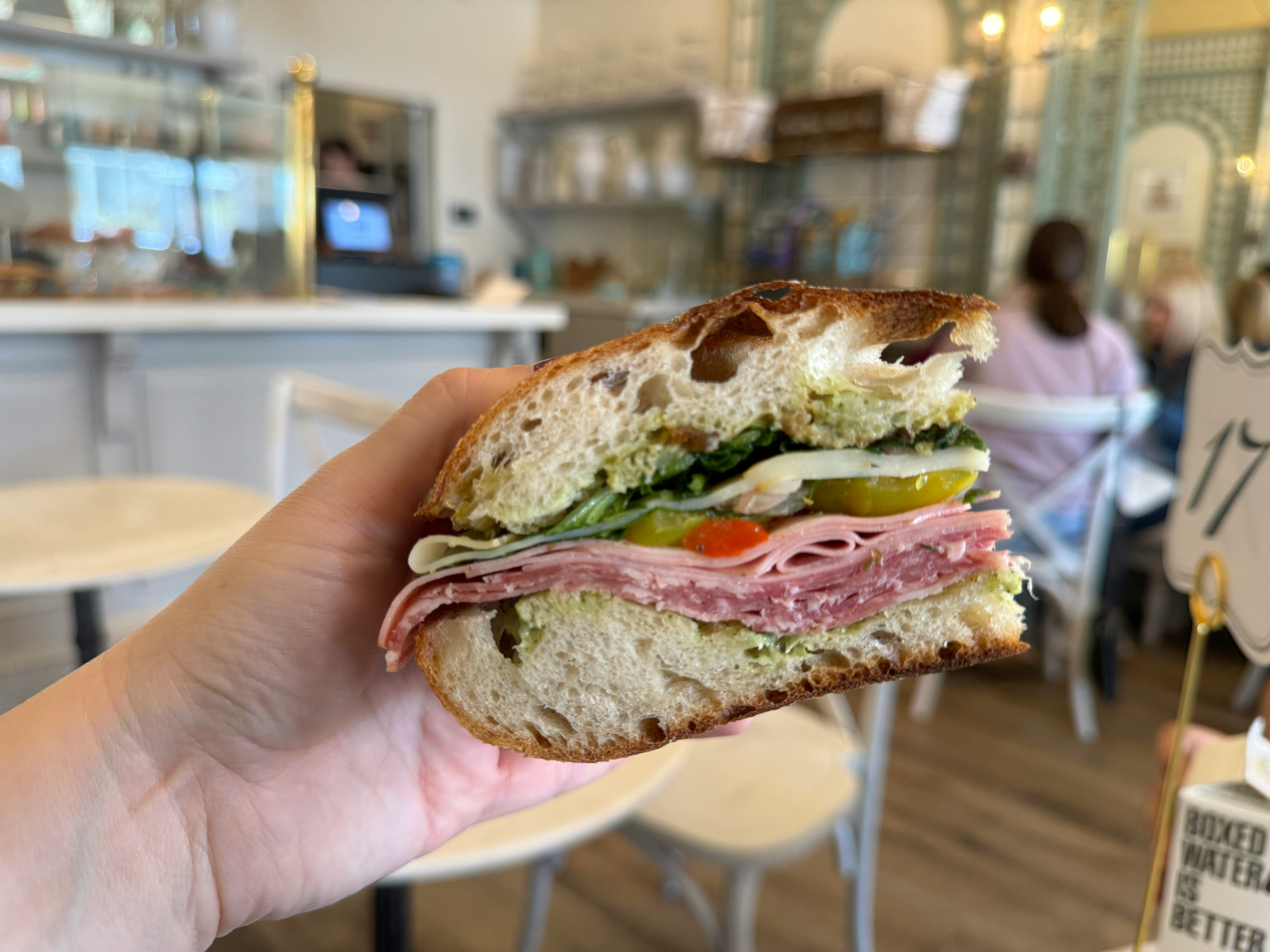 I Tried Ariana & Katie's Something About Her Sandwich Shop In LA