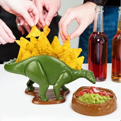 The Nachosaurus, A Dinosaur-Shaped Serving Dish For Nachos, Just ...
