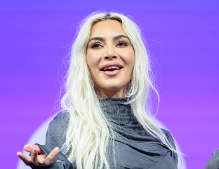 Kim Kardashian Paired Her Skims Bikini With A Whole Lot Of Belly Chains