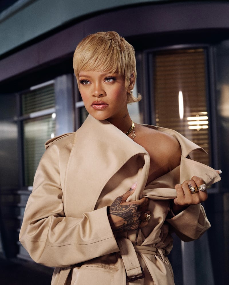 Rihanna Wore Nothing But A Trench Coat In New Fenty Hair Campaign