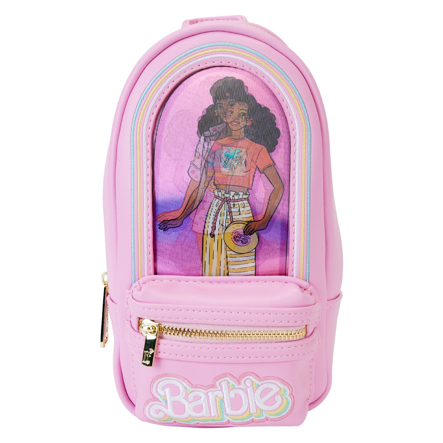 The Loungefly x Barbie Collection Features Hologram Backpacks, Jackets ...