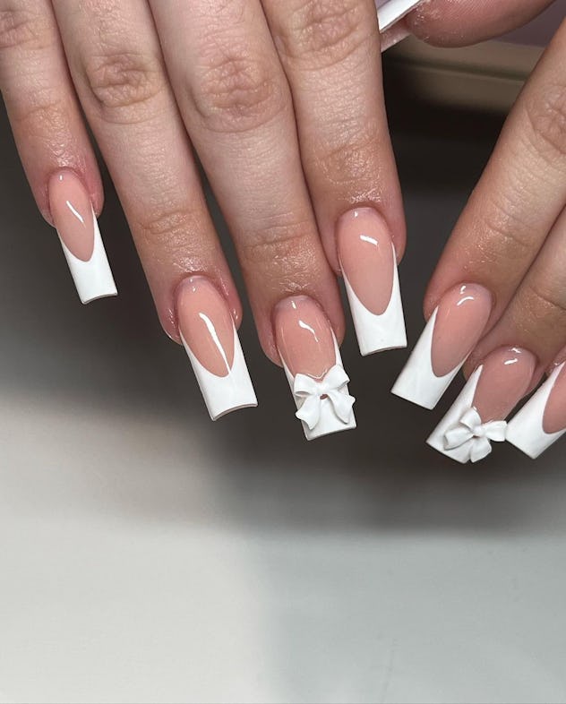 White French Tip Nail Art Ideas To File Away For Your Next Manicure