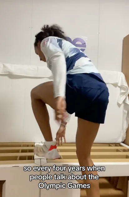 Olympians Are Going TikTok Viral For Sharing Their “Cardboard Beds”