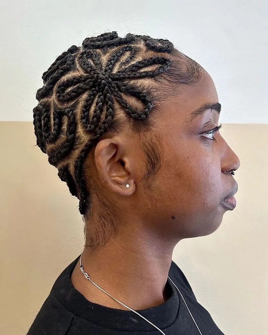 The Braided Baldie Protective Style Mimics Short Hair