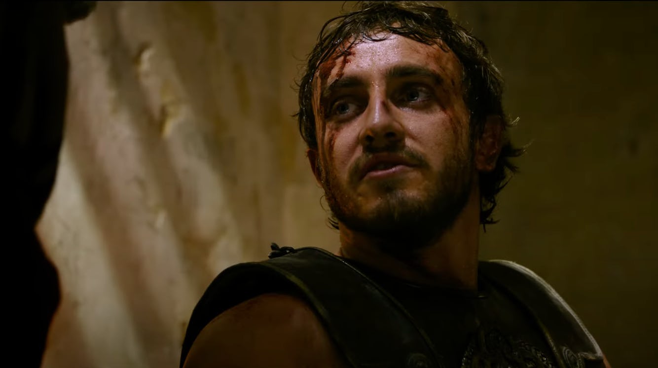 Paul Mescal Battles Pedro Pascal & a Rhino in 'Gladiator II' Trailer