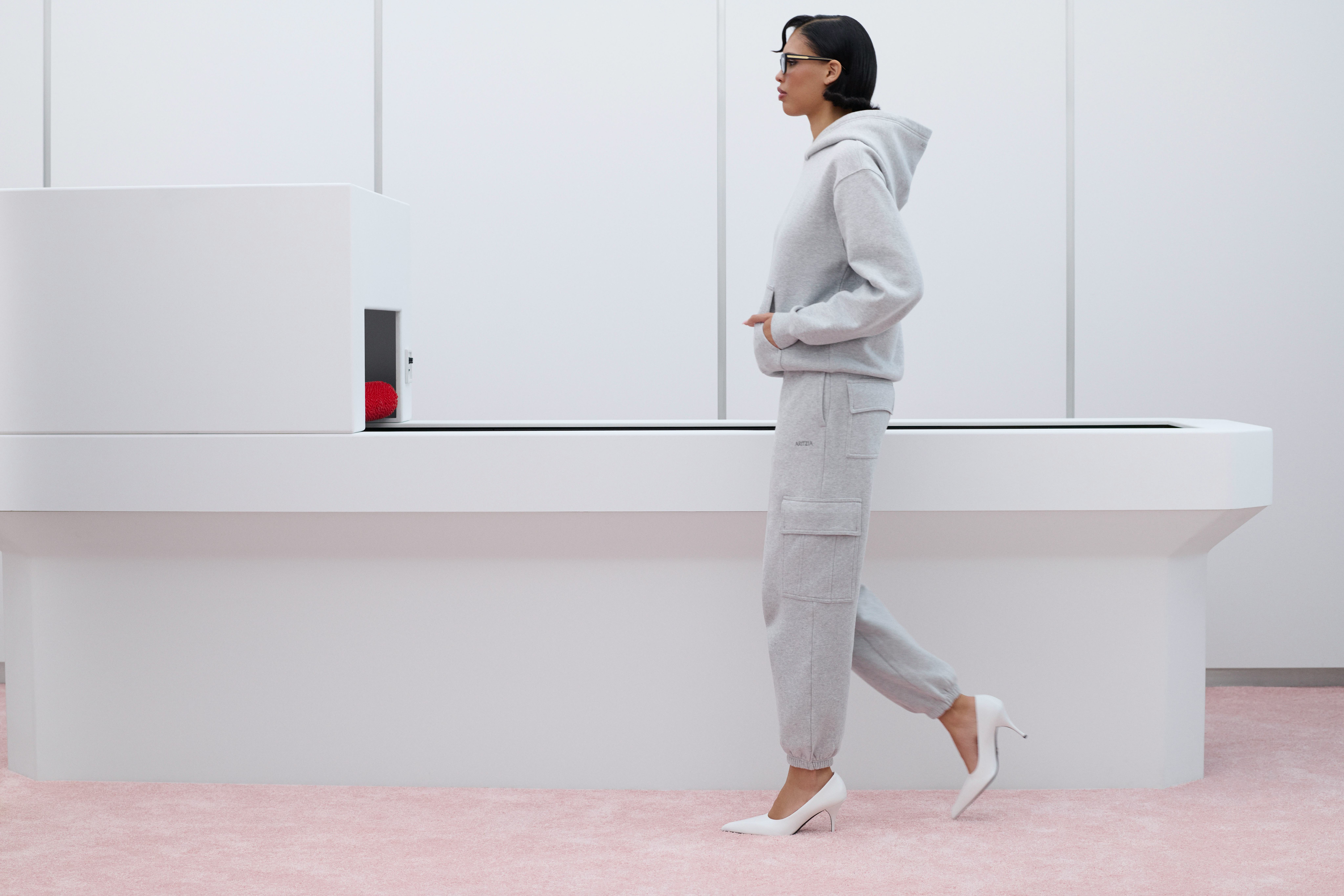 Nara Aziza Smith Aritzia Sweatfleece Campaign Exclusive