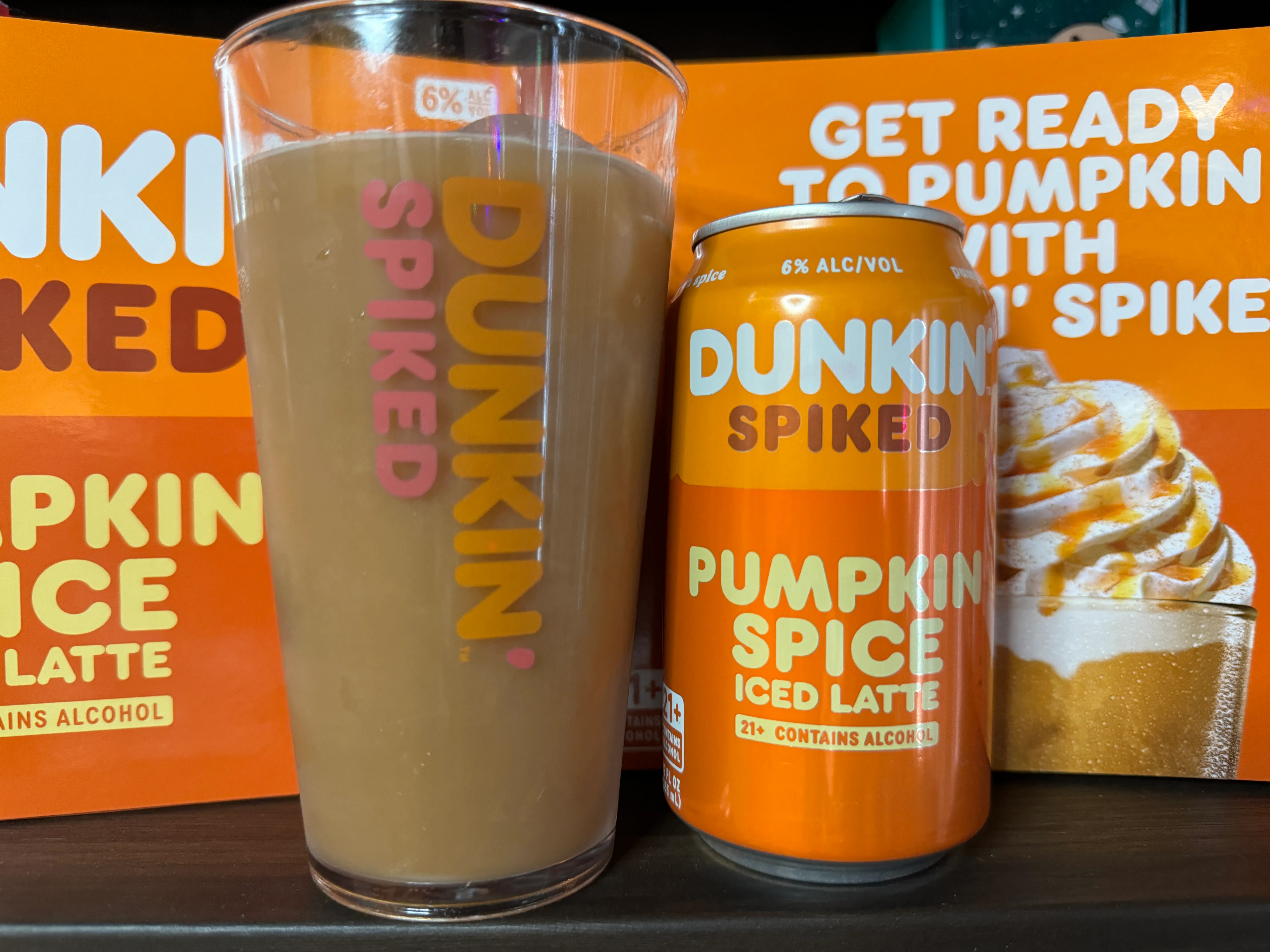 I Tried Dunkin's Spiked Pumpkin Spice Latte Cans & Now I'm Ready For Fall
