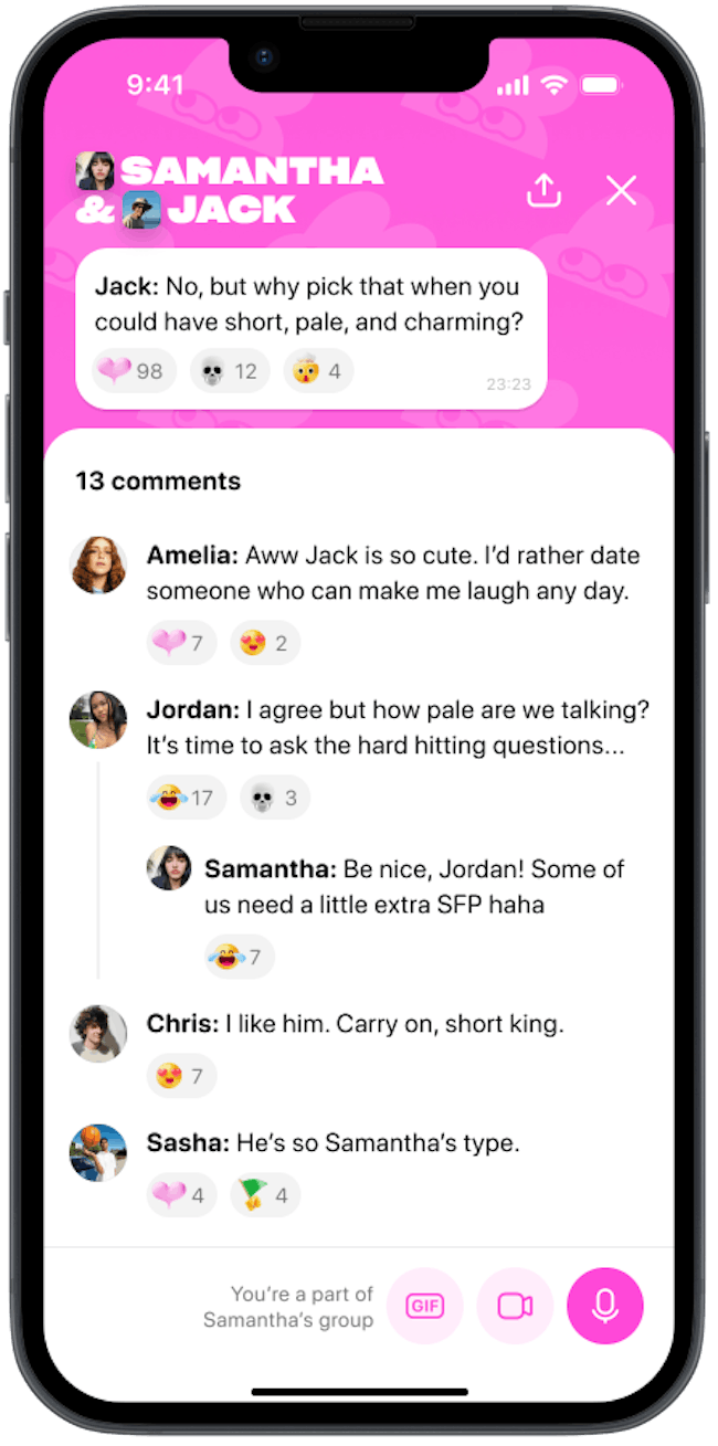 Rizz Social & Dating App Launch Eavesdrop Feature