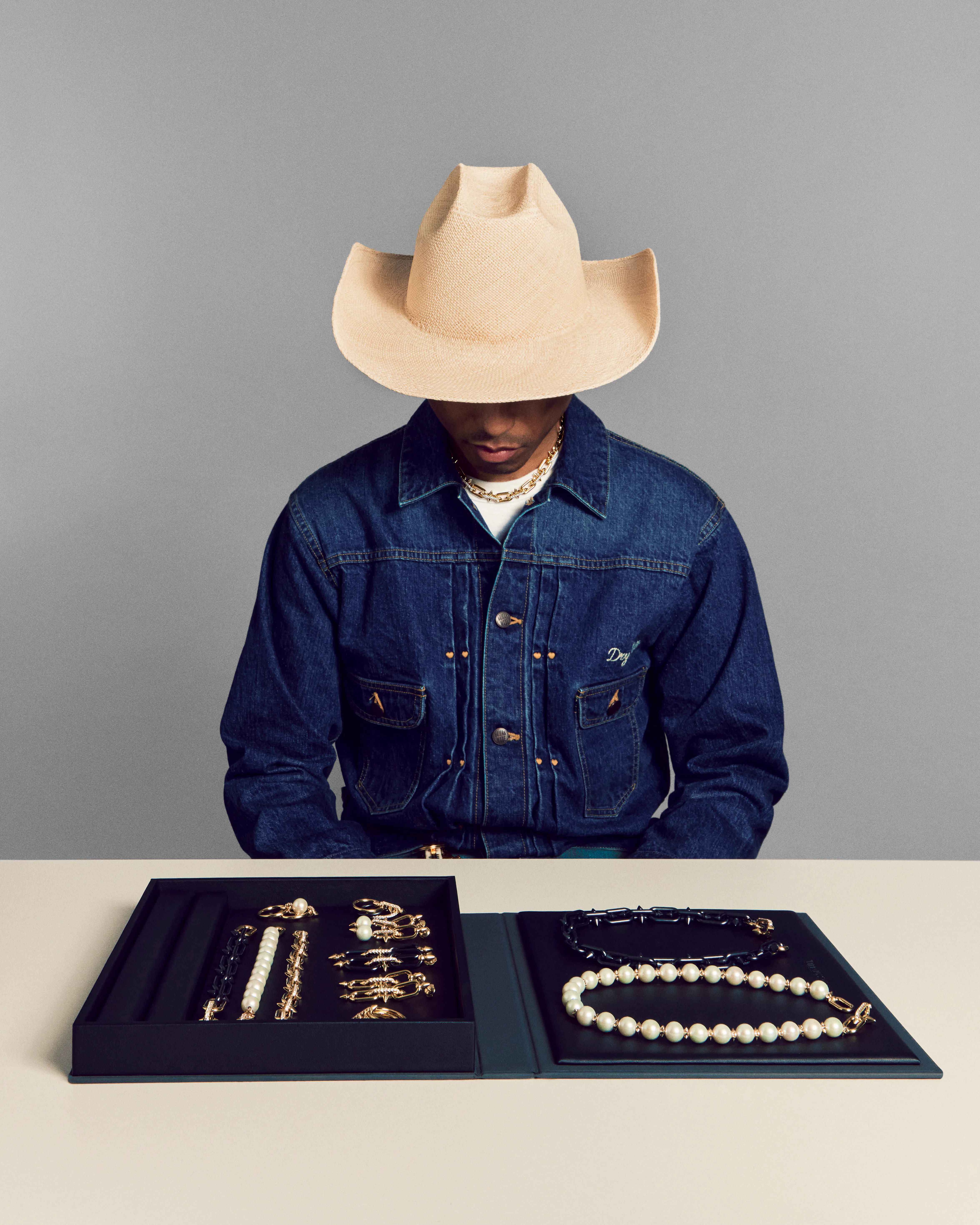 Pharrell Williams Dives Into Jewelry With a New Pearl-Heavy Tiffany Collab