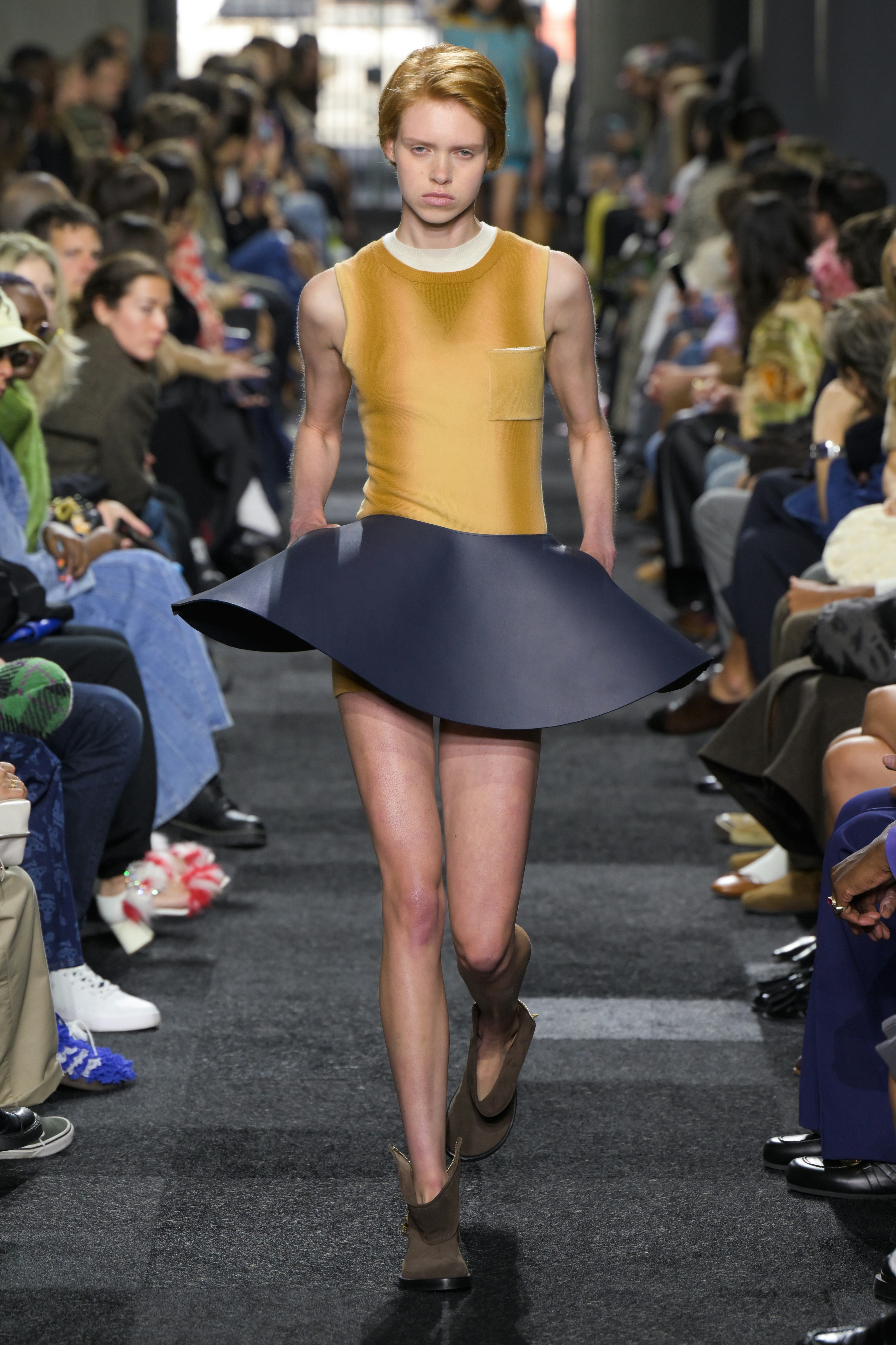 At JW Anderson, Shape-Shifting Minis & Kooky Knits for Spring 2025