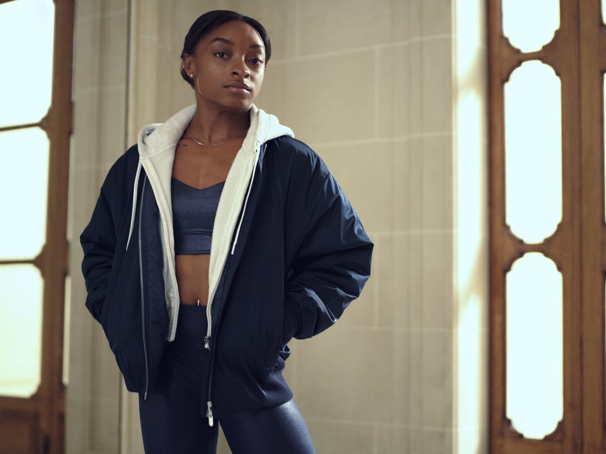Simone Biles Collaborated With Athleta On A Limited-Edition Athleisure Collection
