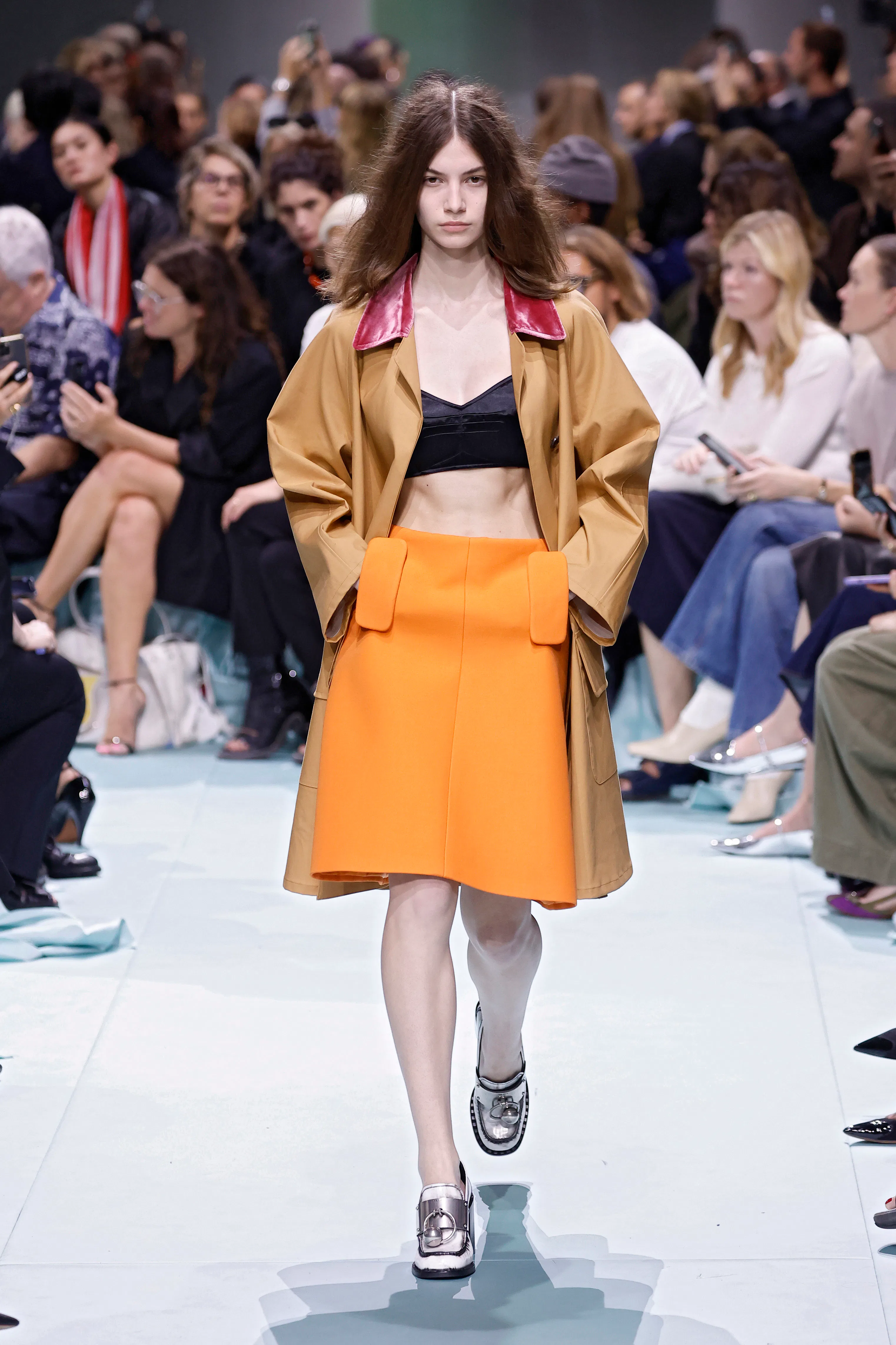 At Prada Spring 2025, a Mashup of Eras & Elegance With Edge