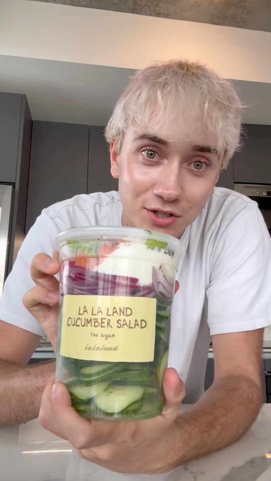 I Tried Logan Moffitt's Viral Cucumber Salad From TikTok
