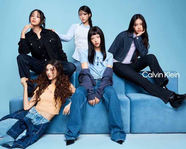 NewJeans Calvin Klein Fall Denim Campaign 2024 Interview