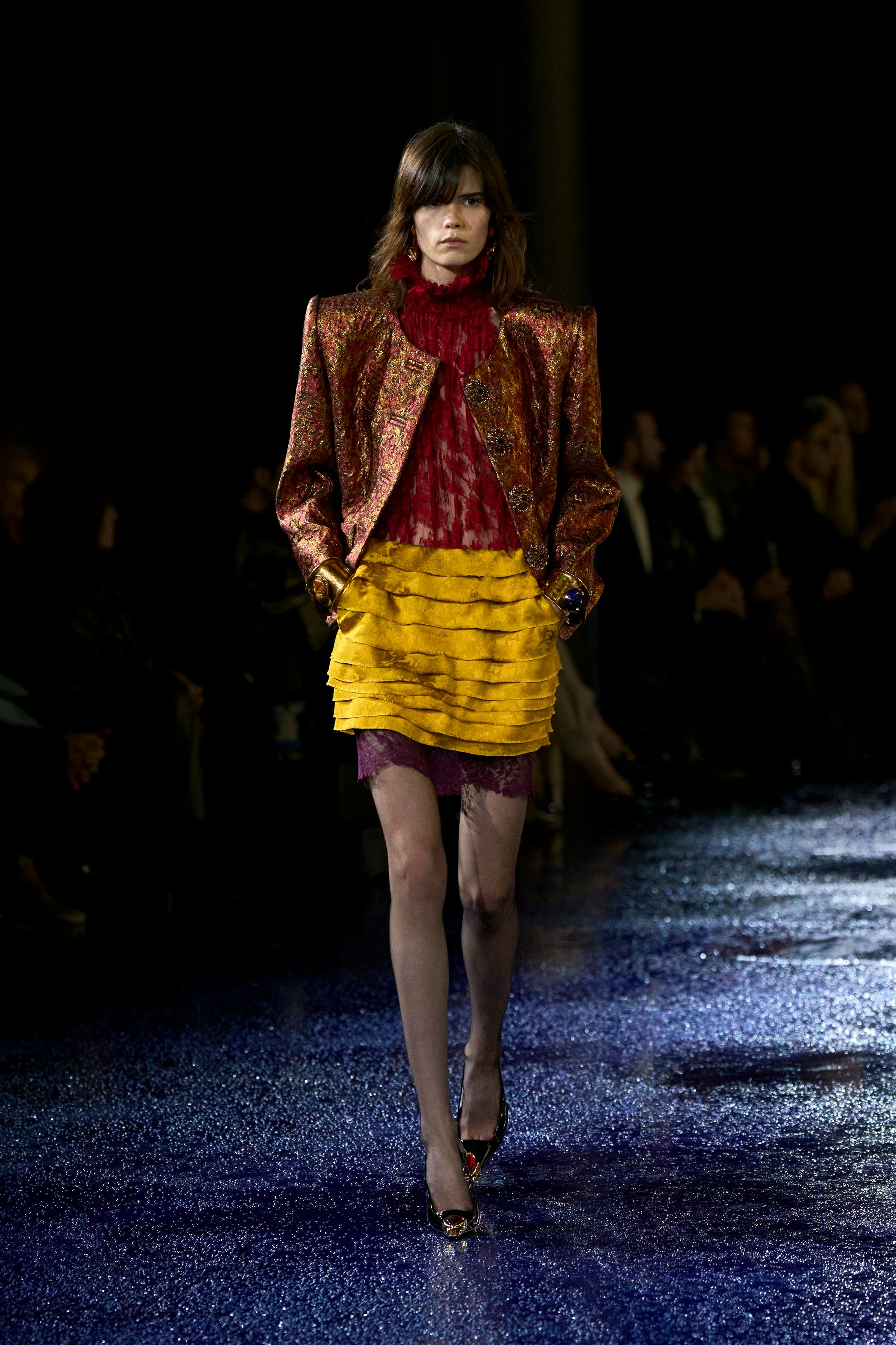 At Saint Laurent Spring 2025, a Tribute to the House’s Iconic Founder