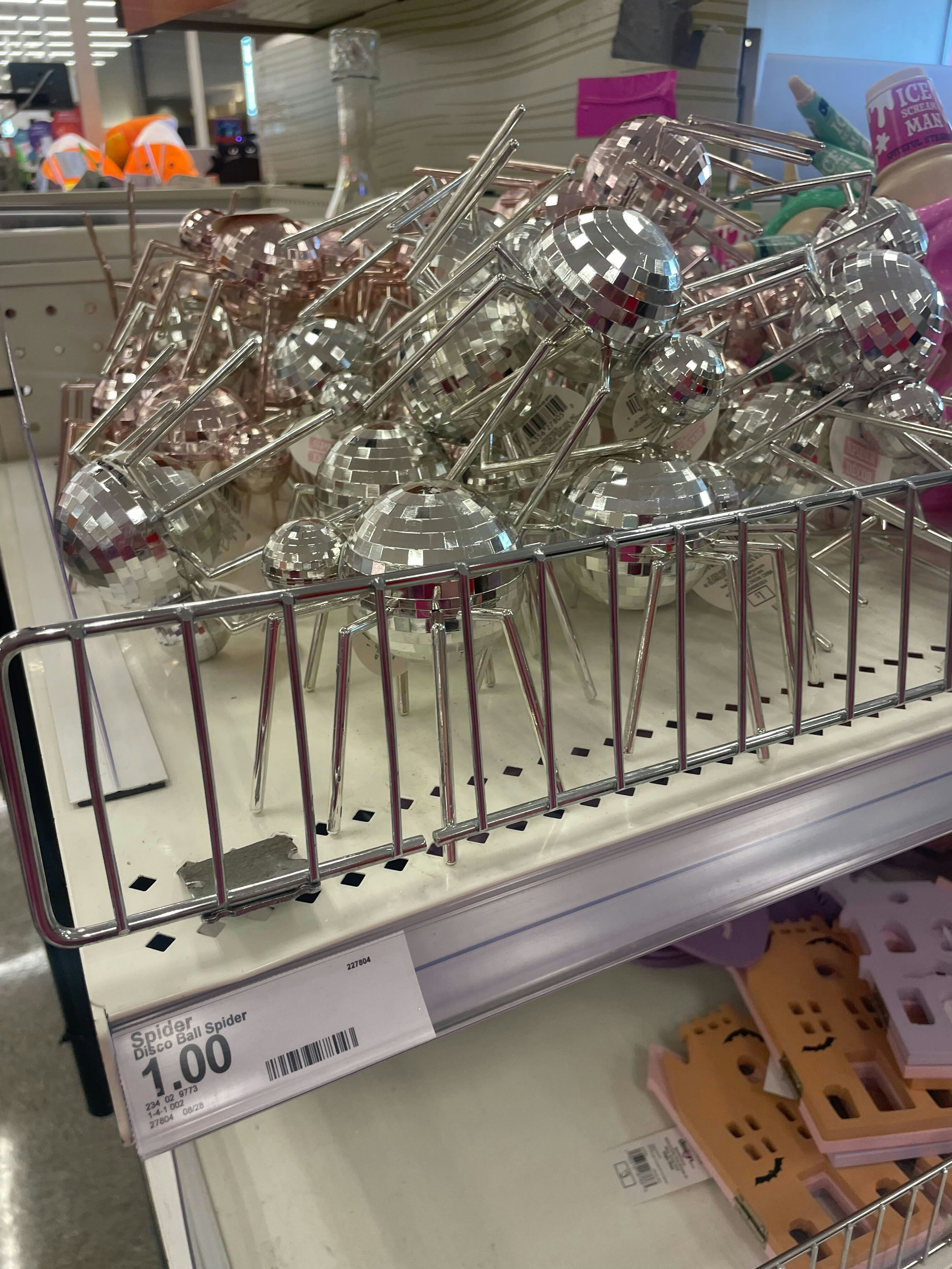 The Disco Ball Spiders In Target's Dollar Spot Are The Best Halloween ...