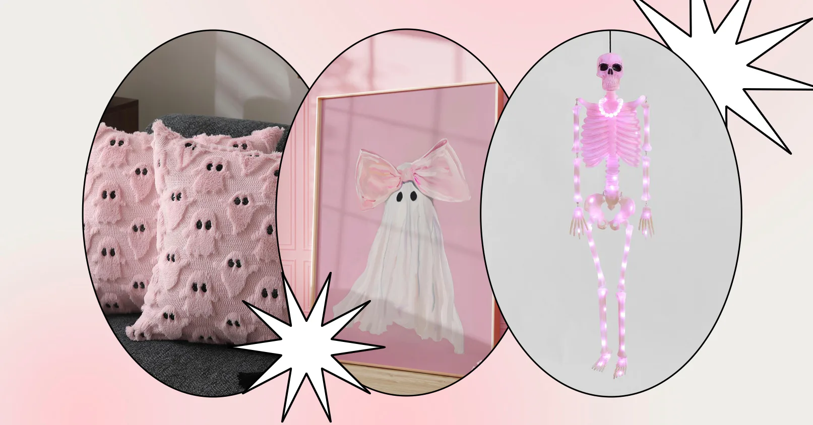 13 Pink Halloween Decorations If Dark & Scary Isn't Your Vibe