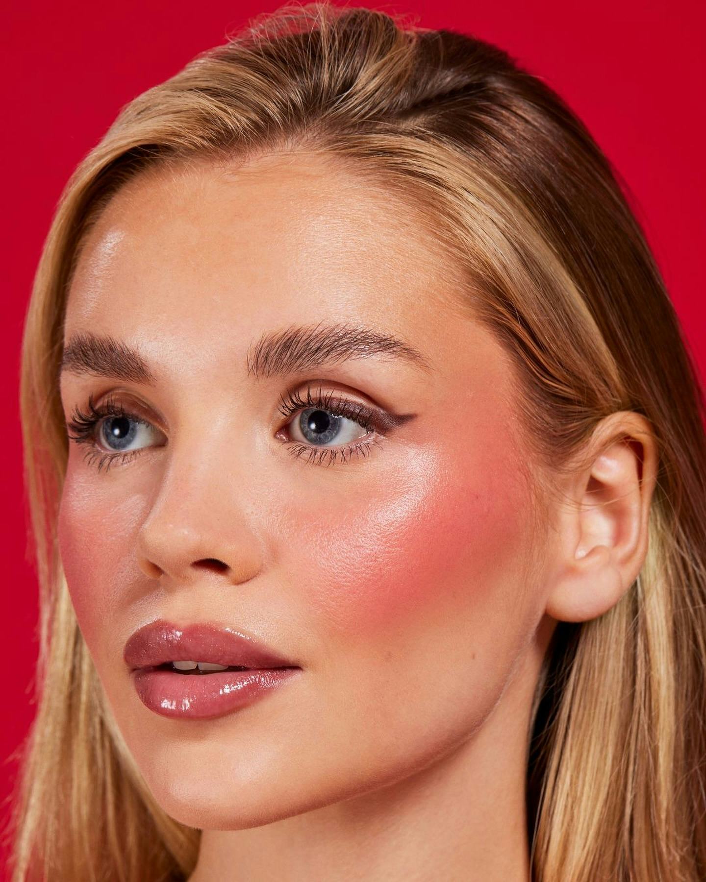 Red blush makeup store