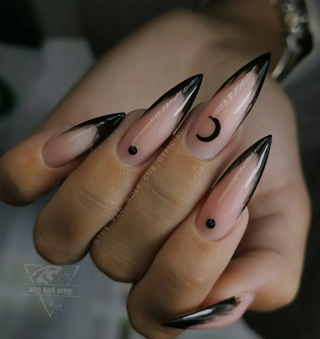 The "Smoke Nail" Trend Brings 'Practical Magic' Energy To Your Mani