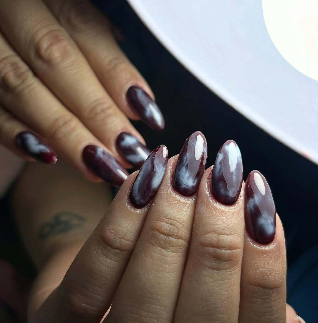The "Smoke Nail" Trend Brings 'Practical Magic' Energy To Your Mani