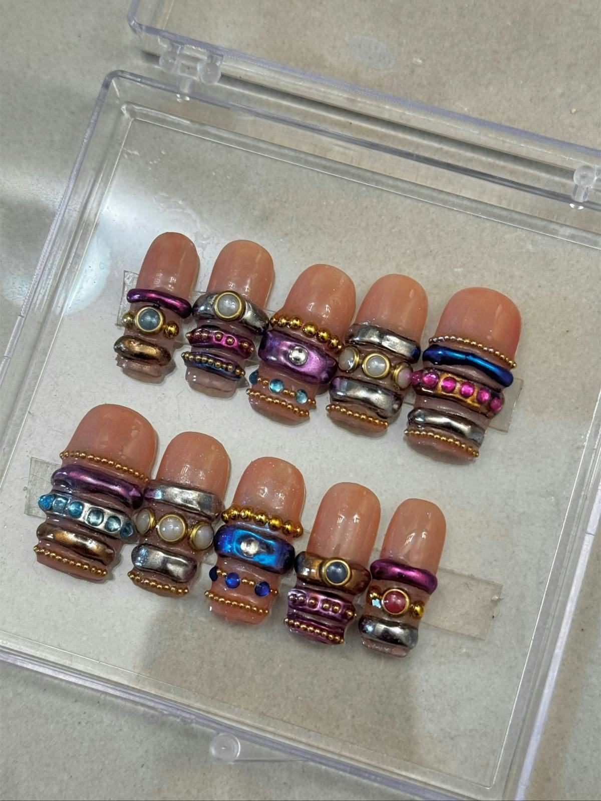 Bangle Nails Turn Your Bracelet Stack Into A Manicure