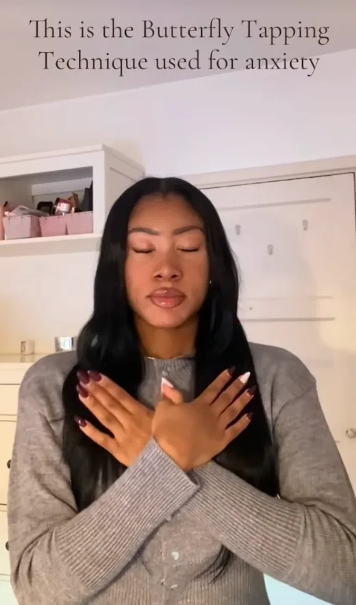 "Butterfly Tapping" Is An Easy, Viral Technique To Ease Anxiety