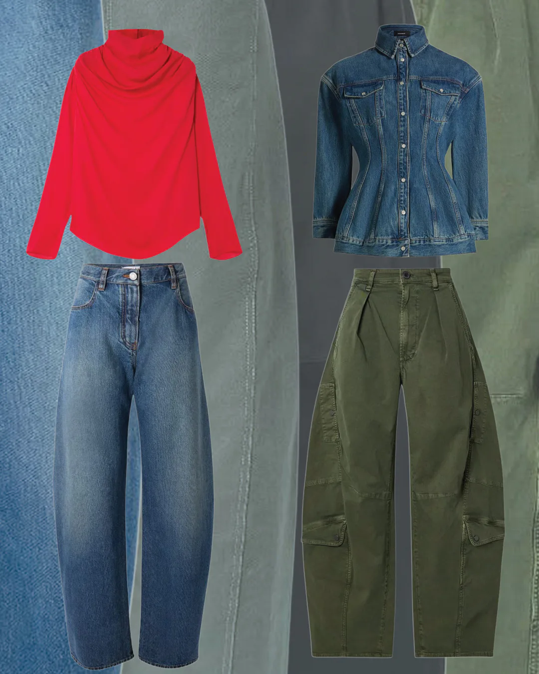 How to Wear Barrel Leg Pants: 5 Outfit Ideas to Elevate This Spring ...