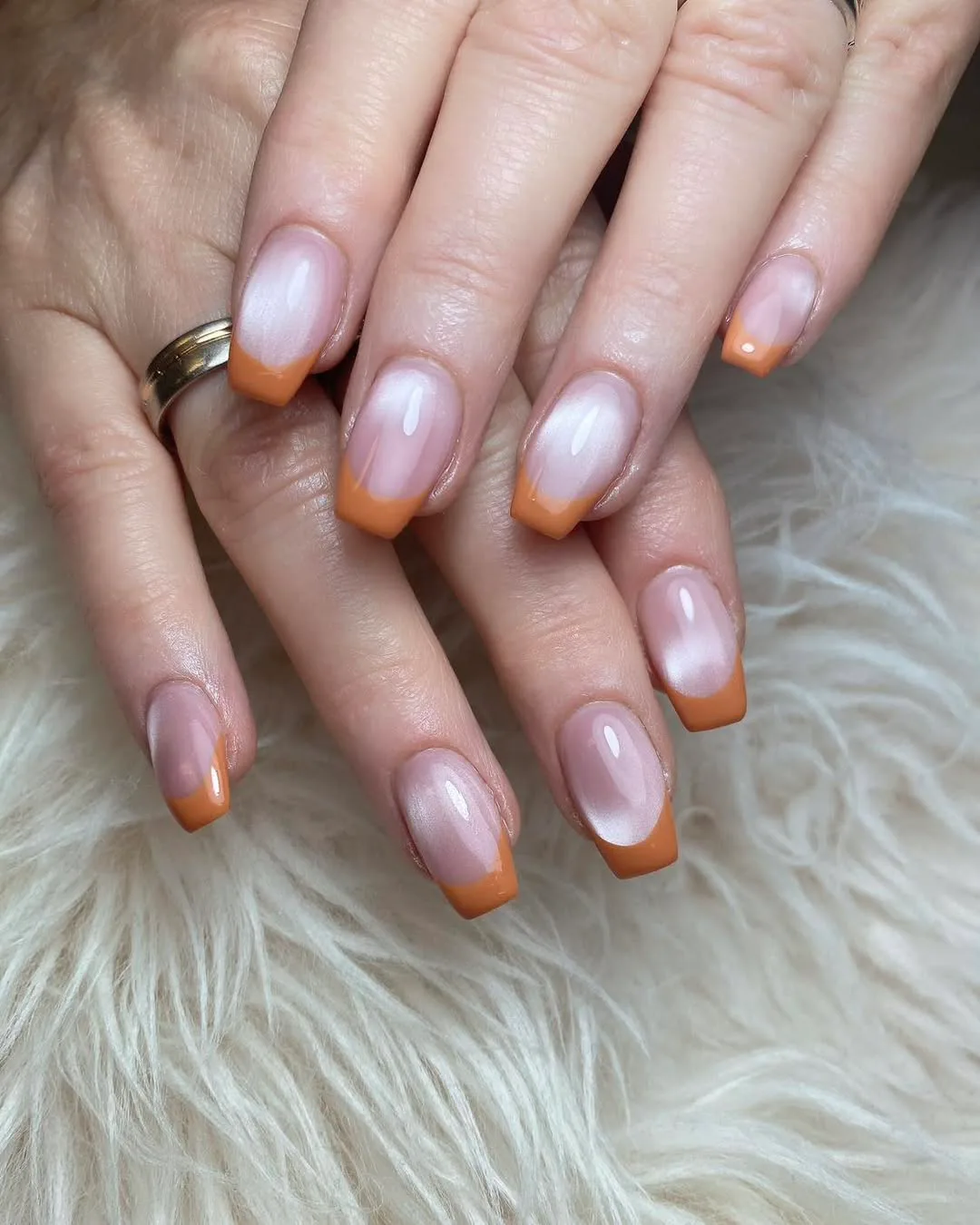 16 Orange Cat-Eye Nail Ideas With Taylor Swift 'Showgirl' Energy