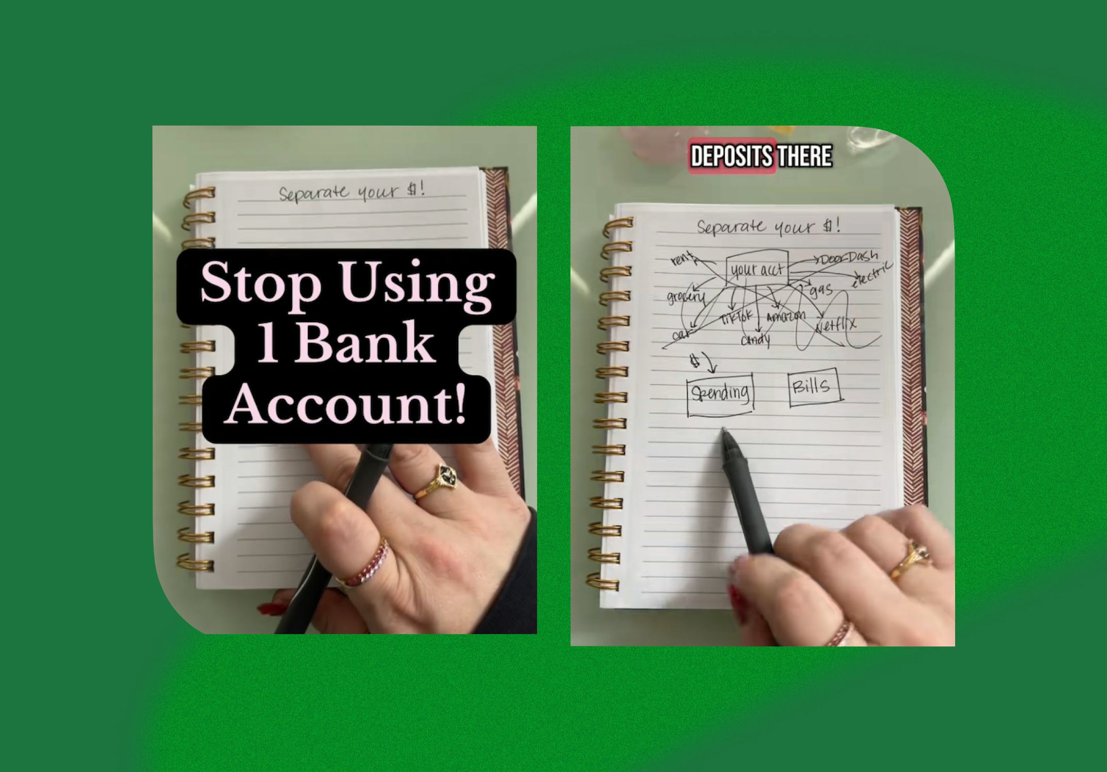 Use 2 Bank Accounts To Help You Save Money
