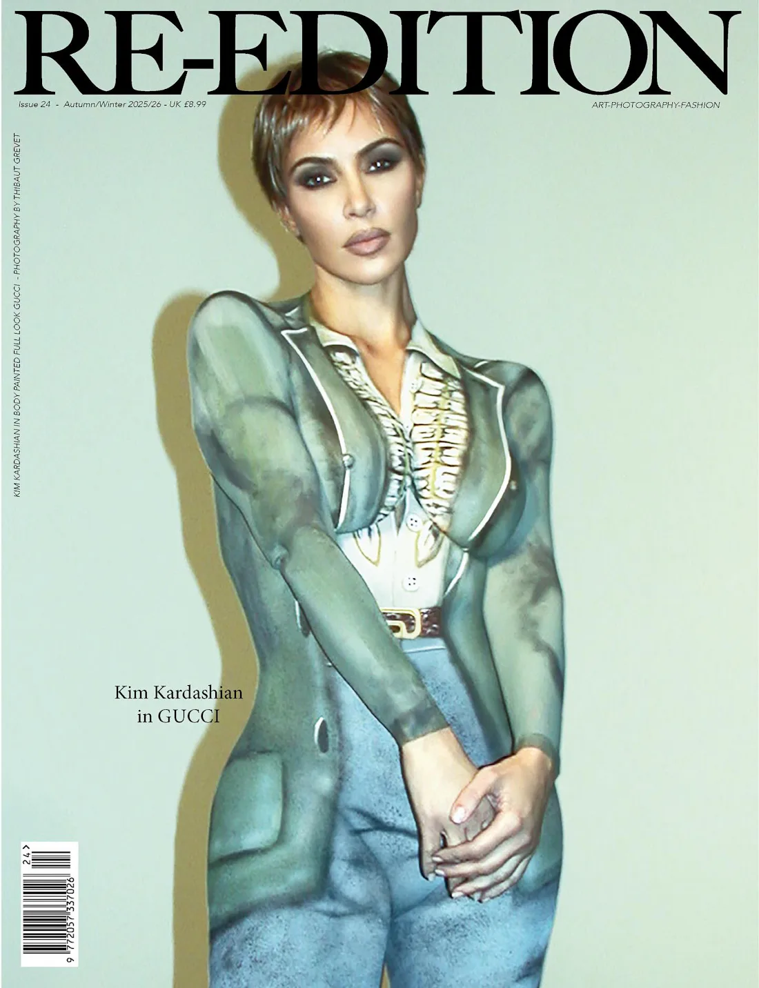 Kim Kardashian Freed The Nip In Nothing But Body Paint On 'Re-Edition'