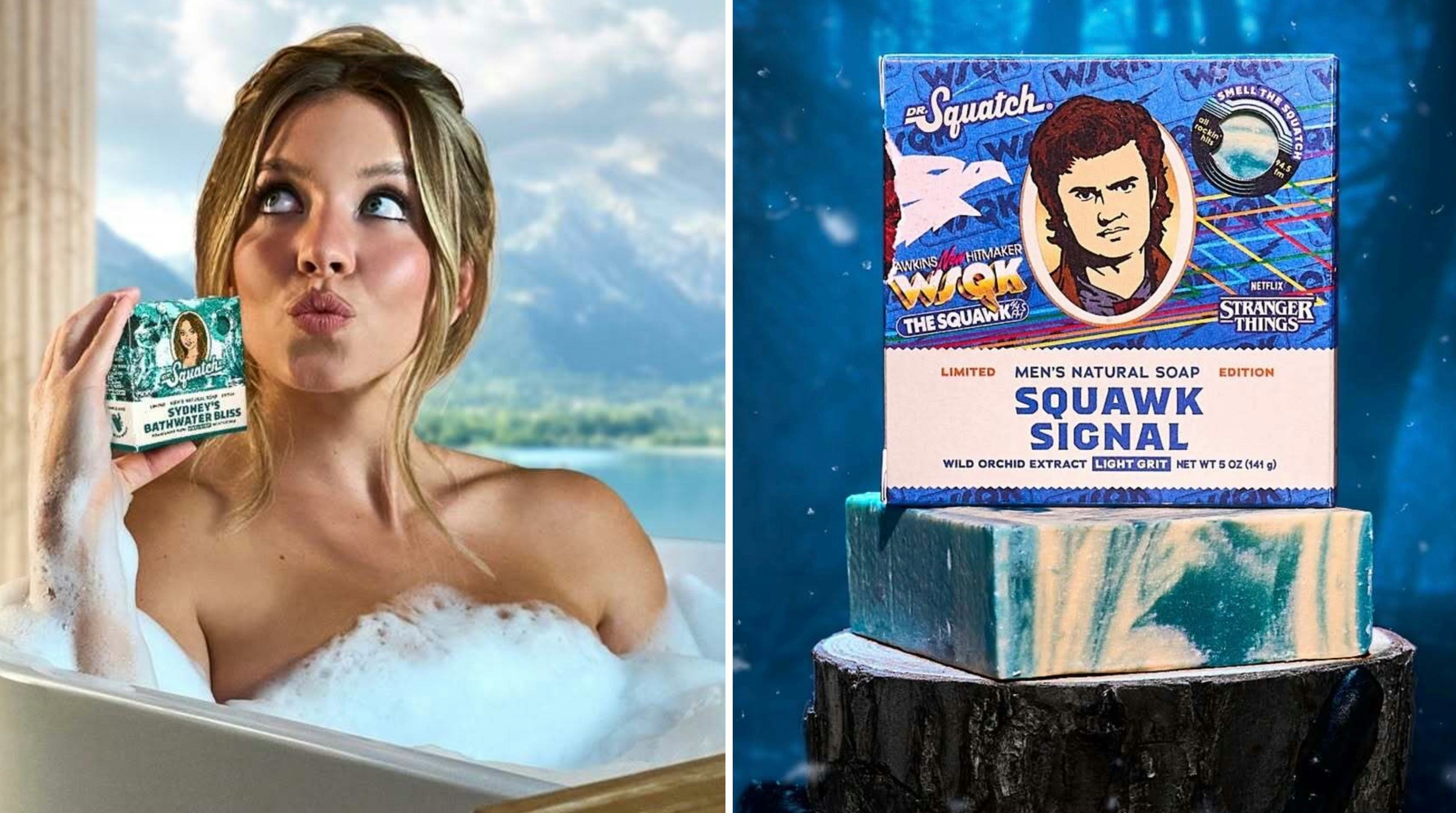 I Tried Dr. Squatch's 'Stranger Things' Soaps Inspired By Steve & More