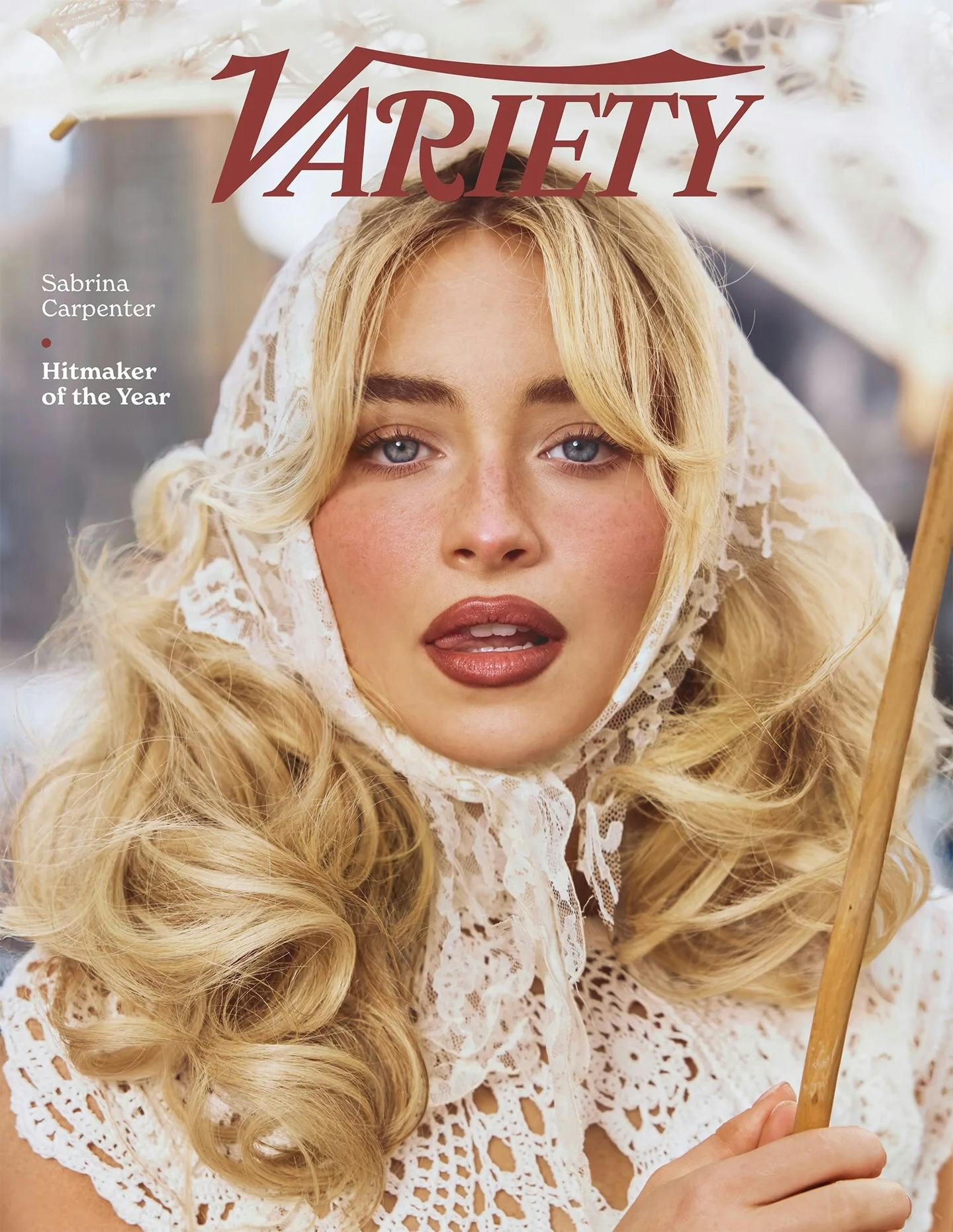 Sabrina Carpenter Wore A Sheer Lace Dress For Her ‘Variety’ Cover Shoot