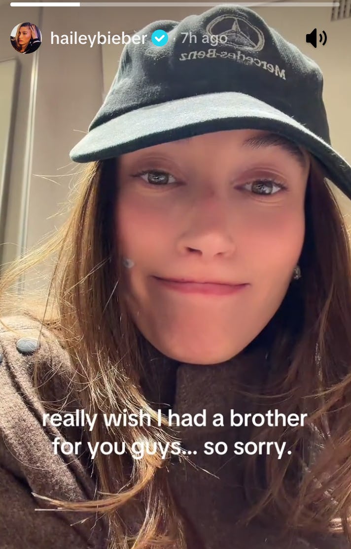 Hailey Bieber Responds To Male Edits Of Her Going Viral