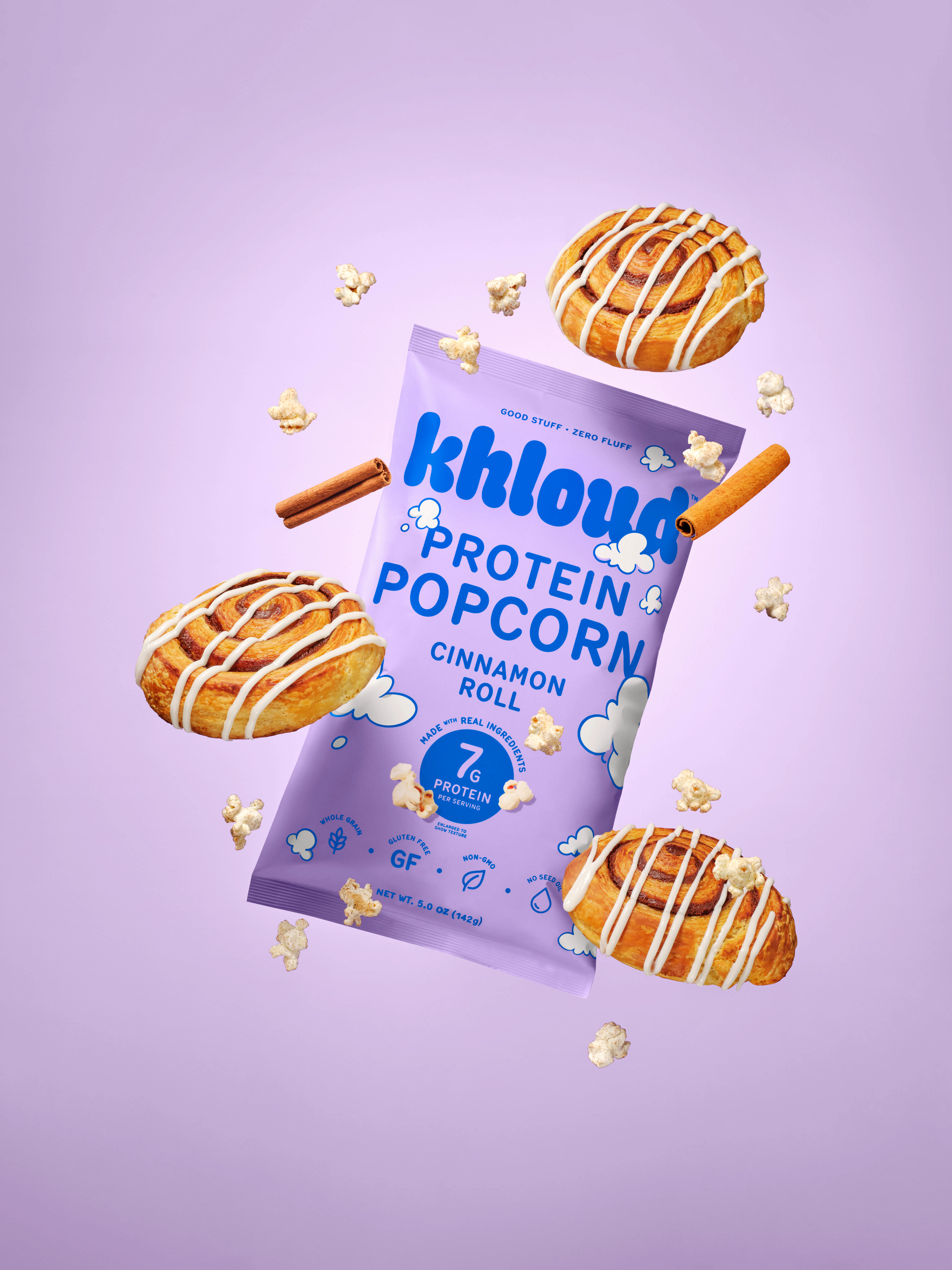I Tried Khloé Kardashian's Khloud Cinnamon Roll Protein Popcorn