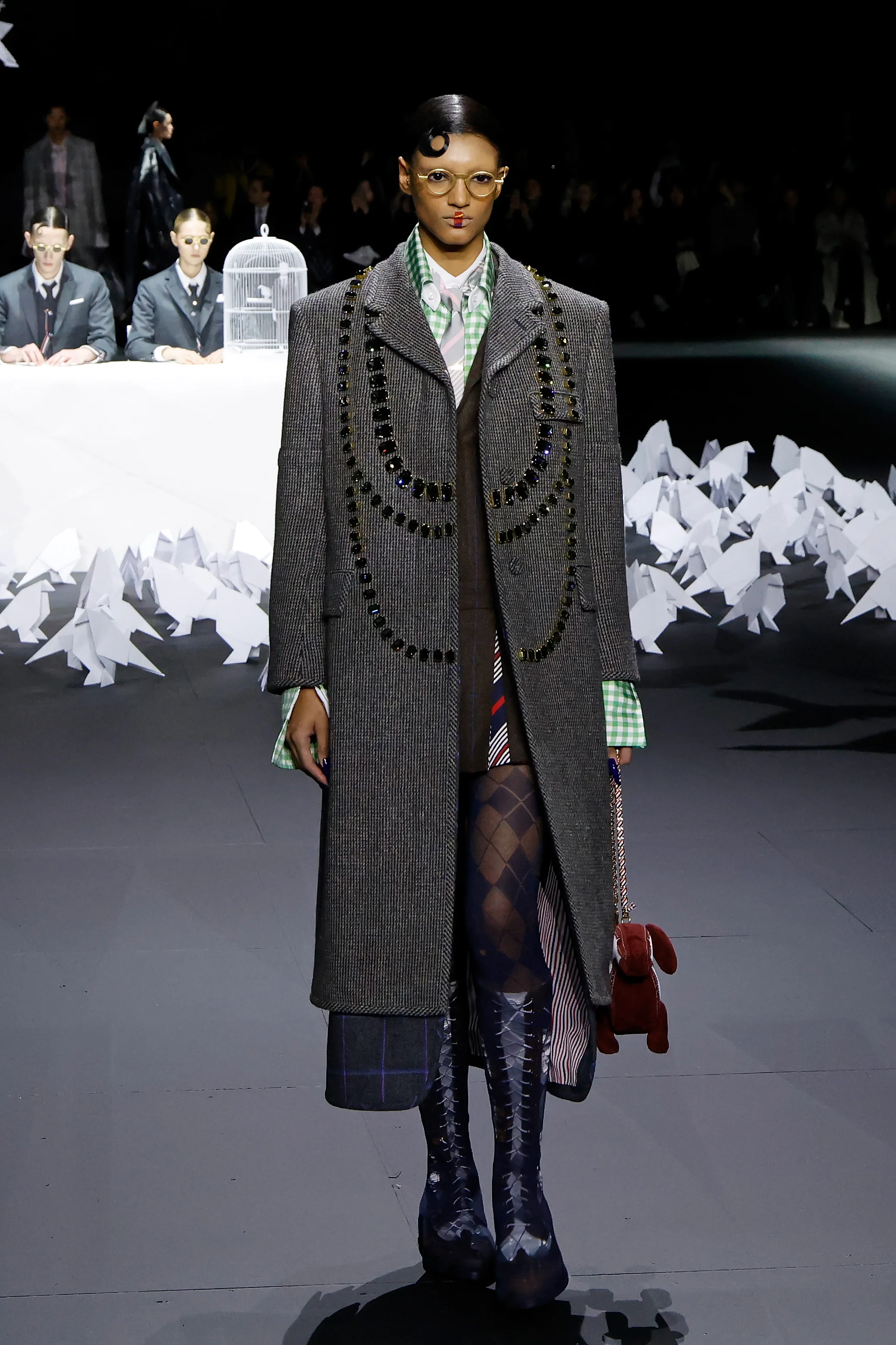 Thom Browne Fall 2025: Extraordinary Tailoring & Freaky, Fantastical ...