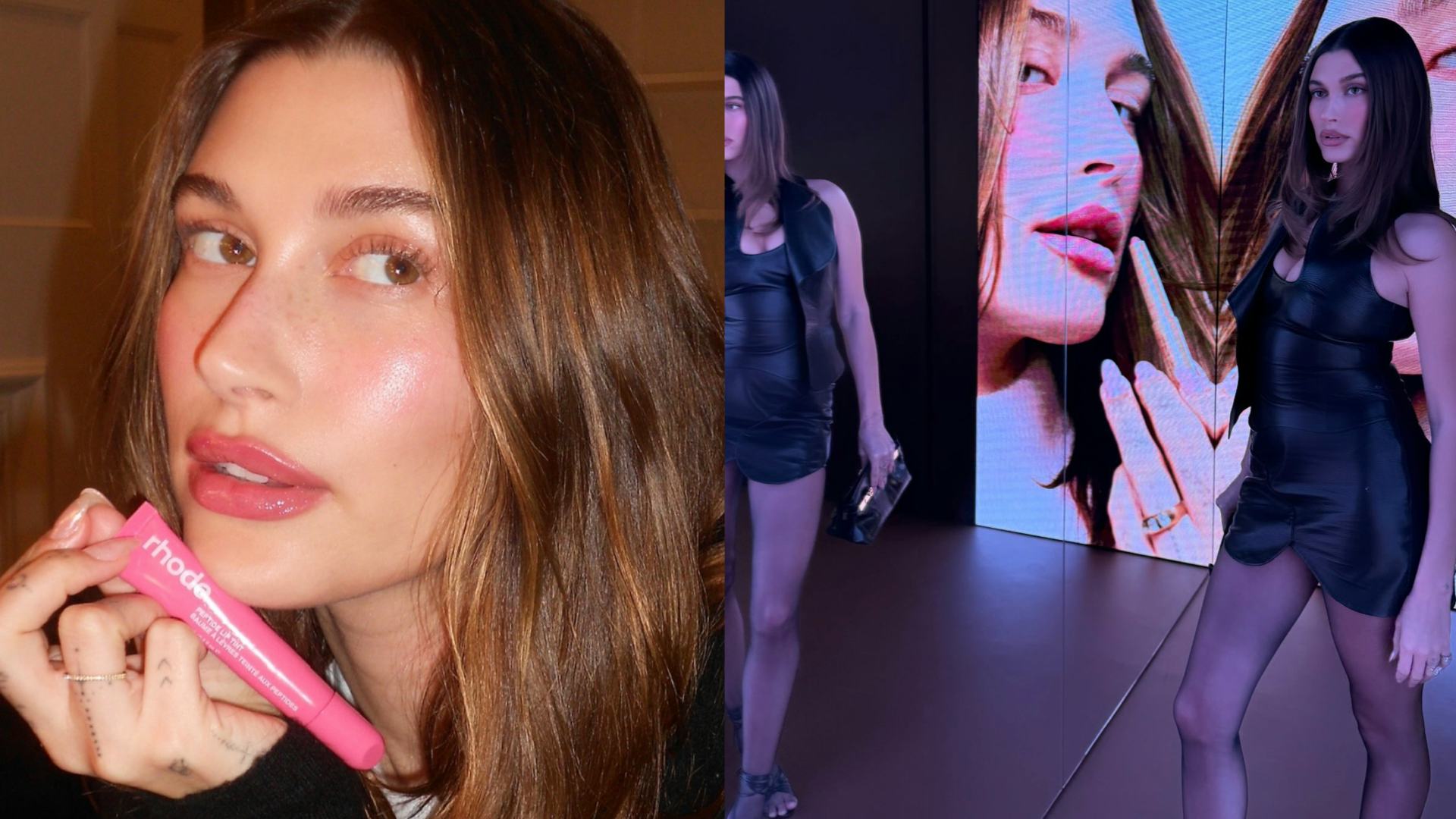 A Guide To Hailey Bieber's Lip Shape Rhode Pop-Up In Los Angeles