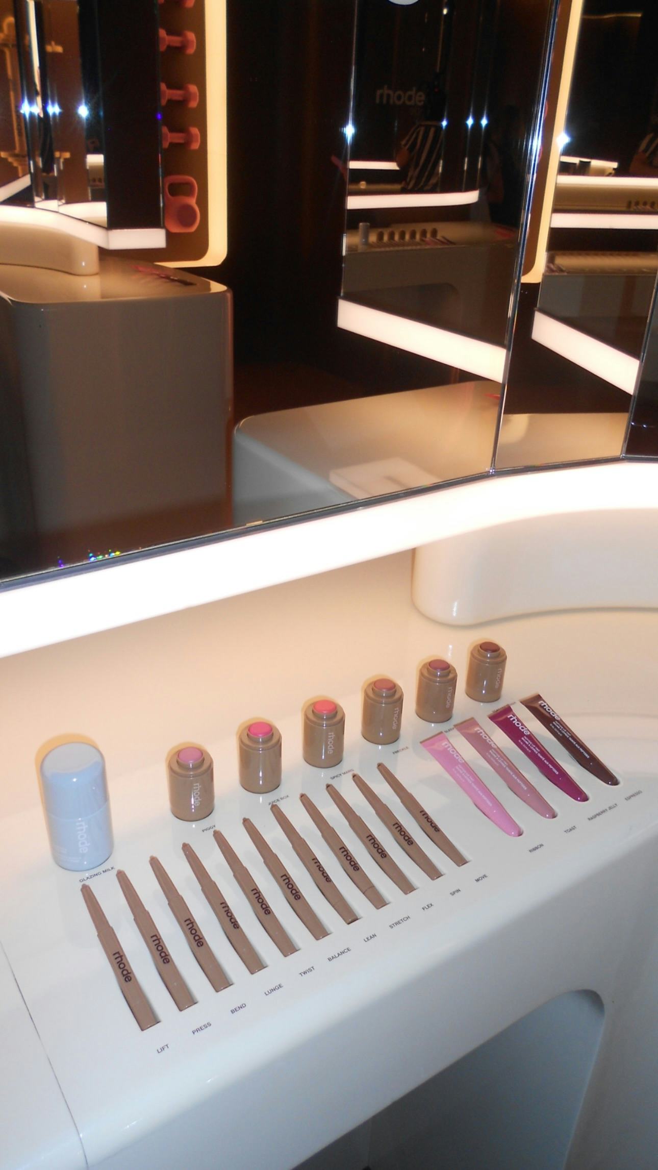 A Guide To Hailey Bieber's Lip Shape Rhode Pop-Up In Los Angeles