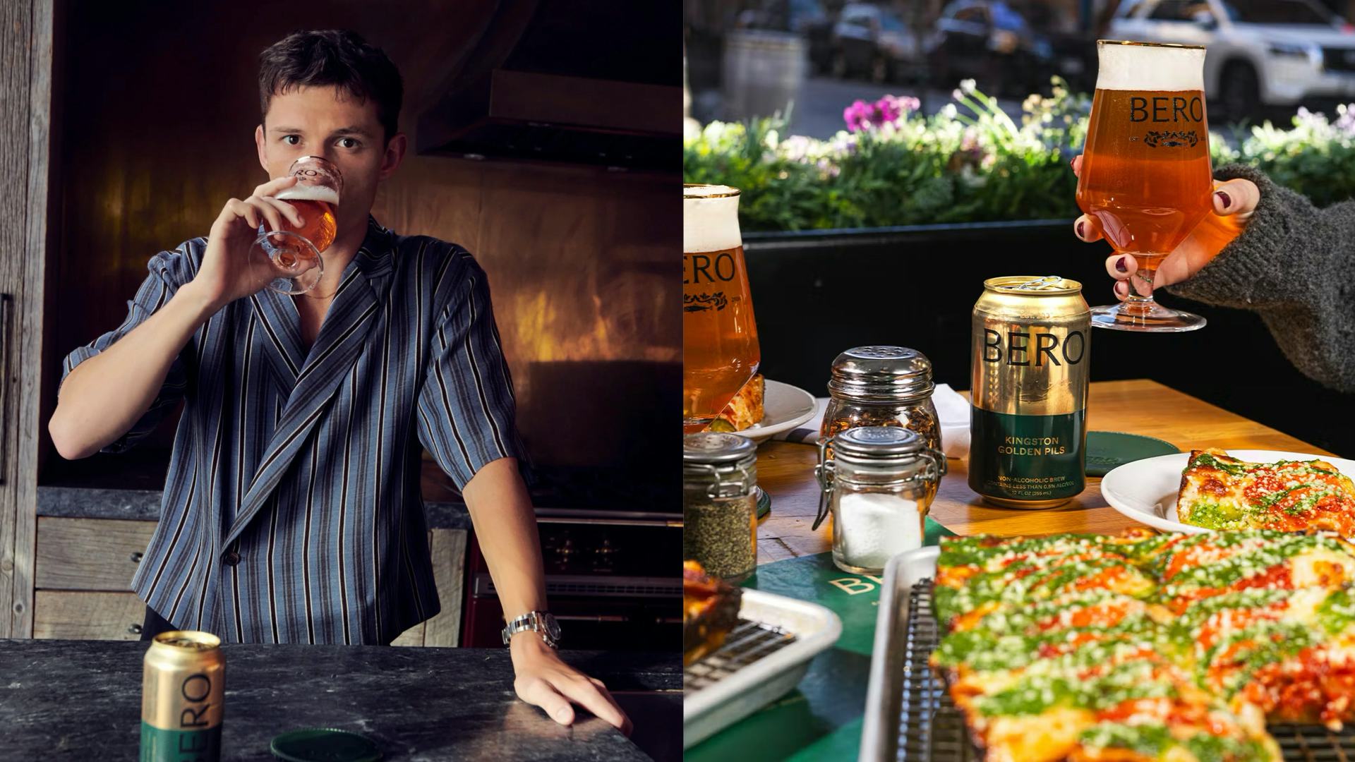 I Tried Tom Holland's $100 Bero Beer, Pizza, & Burger Kits At Home