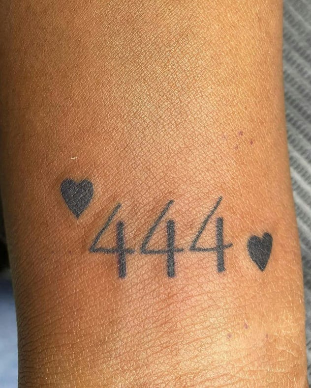 444 Angel Number Tattoo Ideas For Meaningful Ink