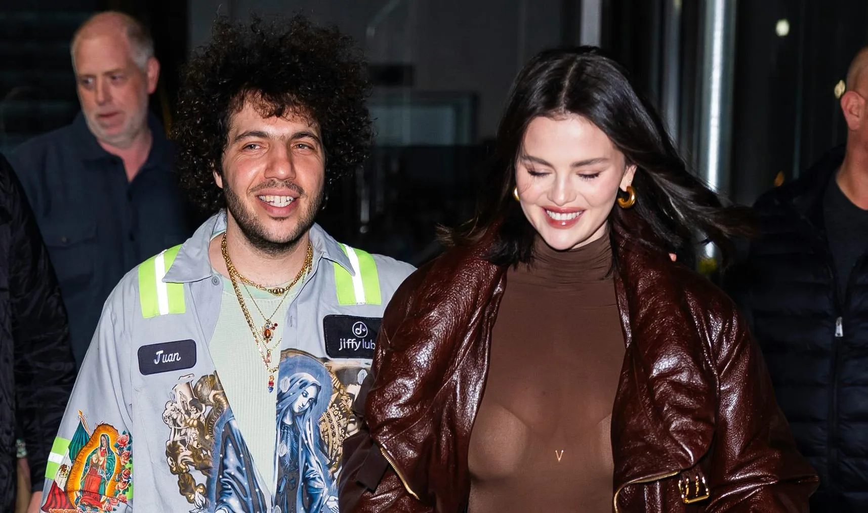 Selena Gomez Exposed Her 50 Bra In A See Through Top On Date Night