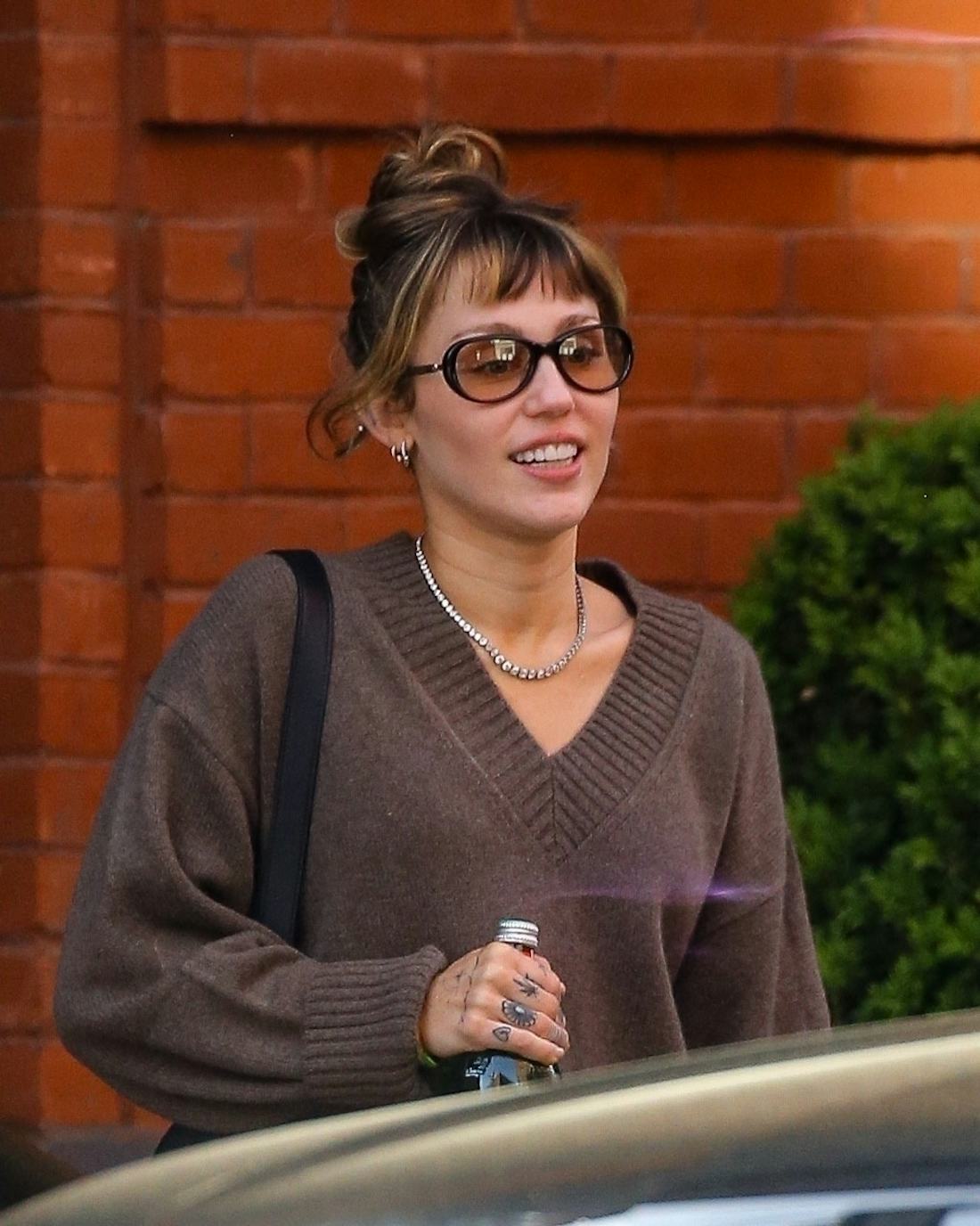 Miley Cyrus' Micro Baby Bangs Are Small But Mighty