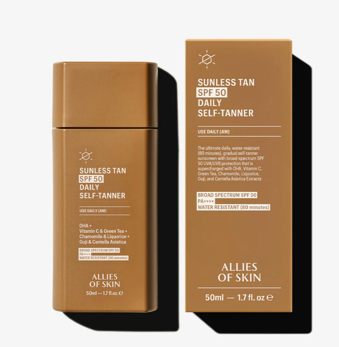 Allies Of Skin's Sunless Tan SPF 50 Is Innovative Magic