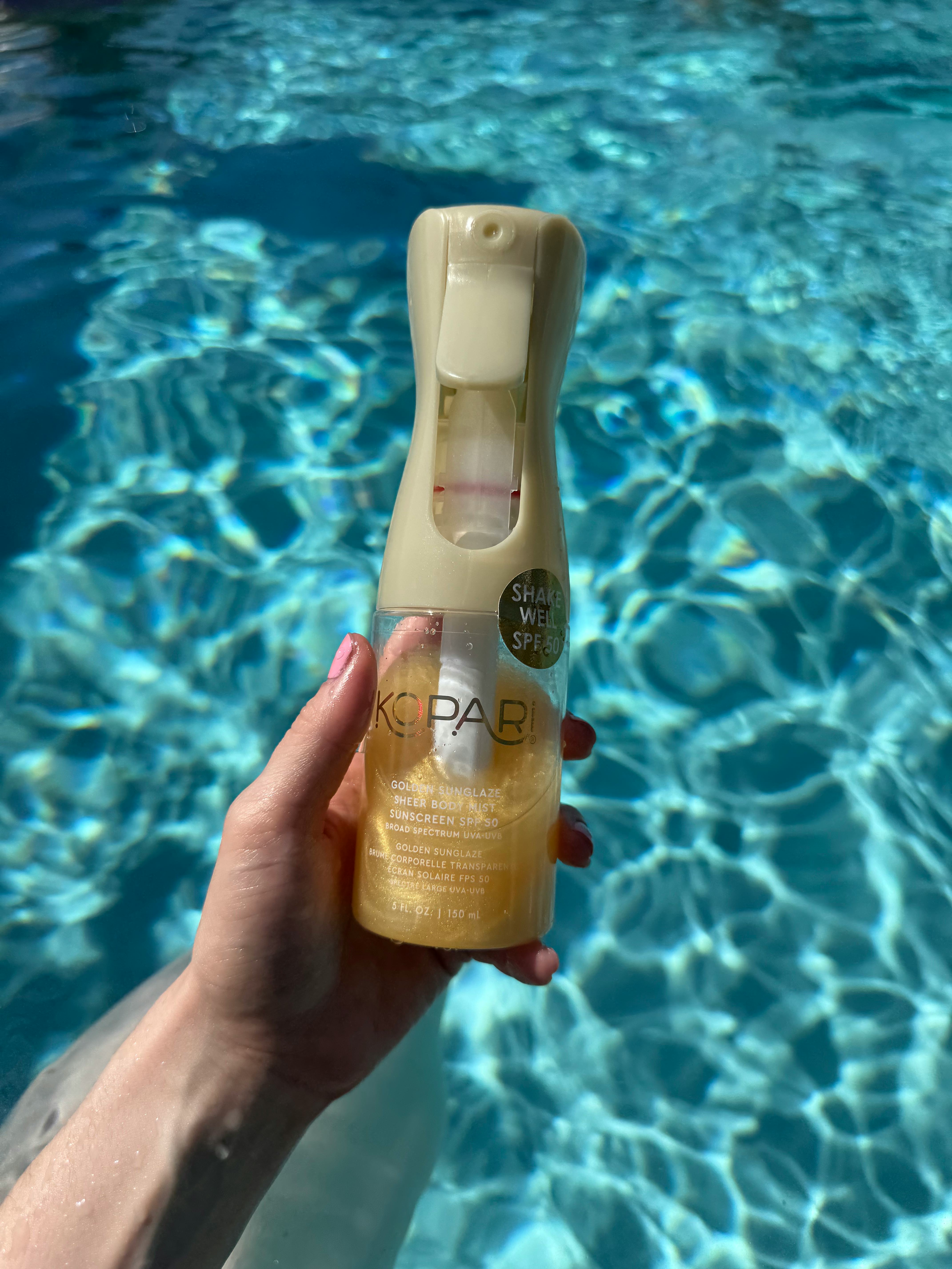 Kopari's Golden Sunglaze Sheer Body Mist Sunscreen Makes SPF Sexy