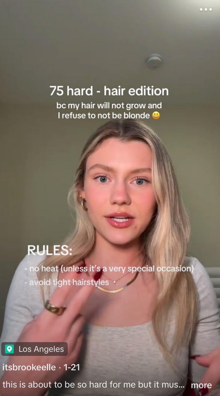TikTok’s “75 Hard Hair Challenge” Will Reset Your Strands