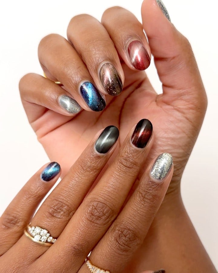 “Whimsigoth” Nails Are The Mystical Mani Trend All Over TikTok